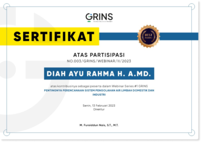 Pelatihan & Sertifikasi | GRINS - Pelatihan Lingkungan Hidup